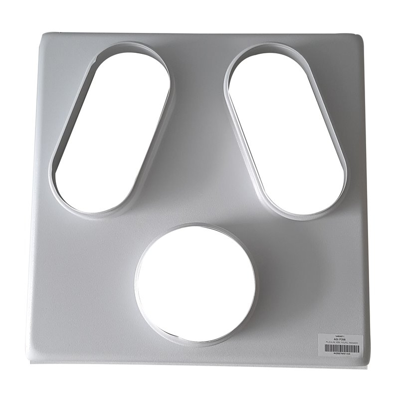 Plénum de reprise ABS 625x400 - 2 piquages Ø 250 & 1 piquage Ø 200 | Aircco